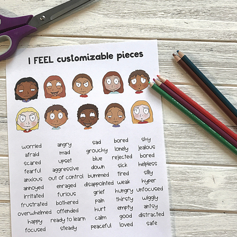 Calm Down Corner Tool for Self-Regulation