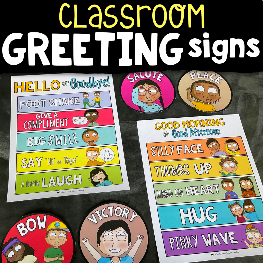Enhance Classroom Culture with Classroom Greeting Signs Poster ...