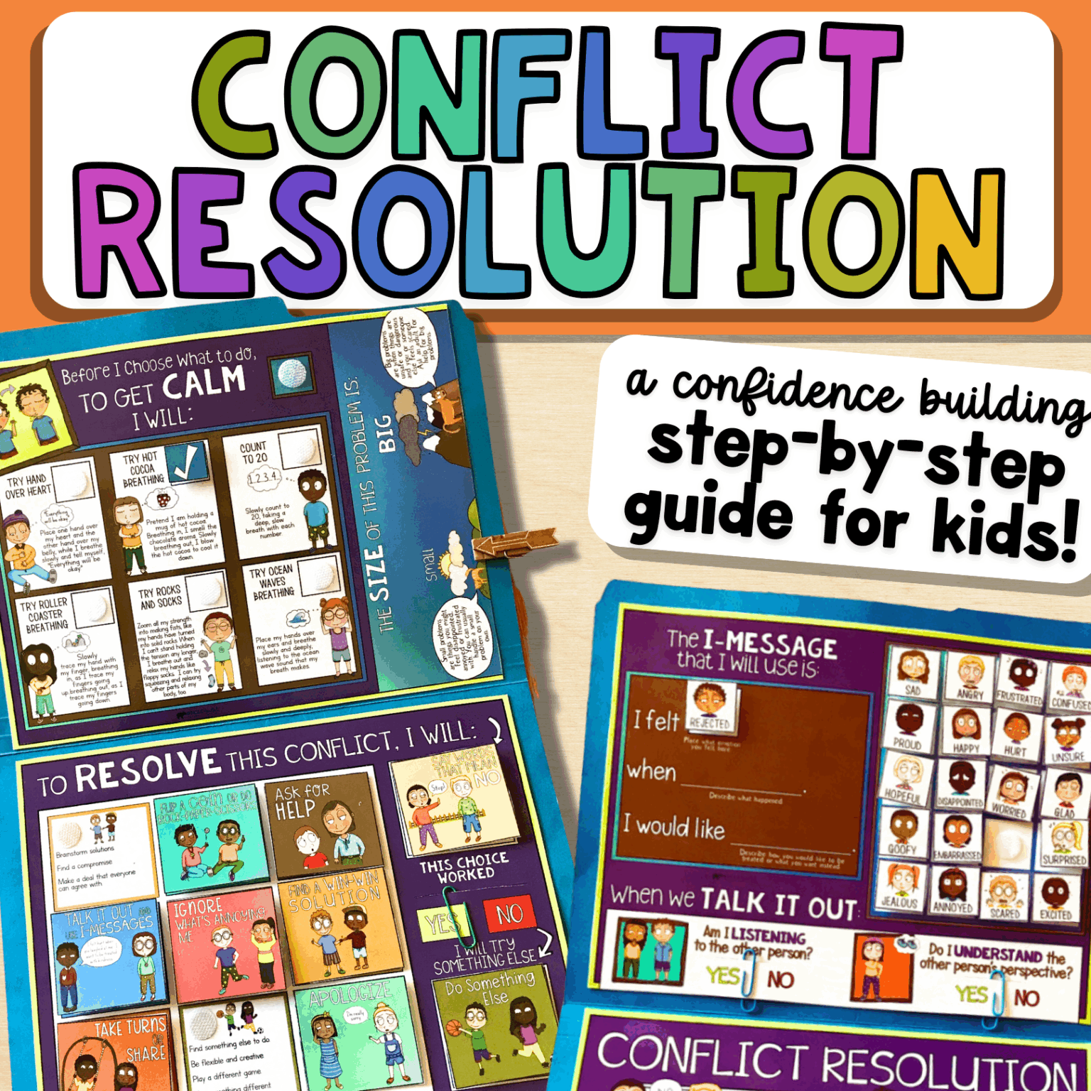 Teach Conflict Resolution for Kids with this Interactive Lap Book ...