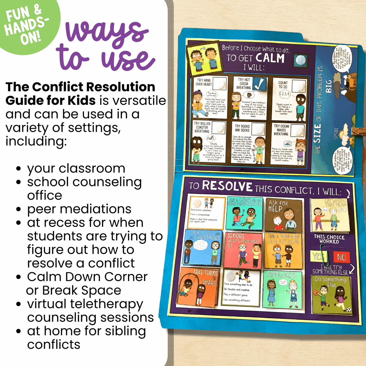 Teach Conflict Resolution for Kids with this Interactive Lap Book ...
