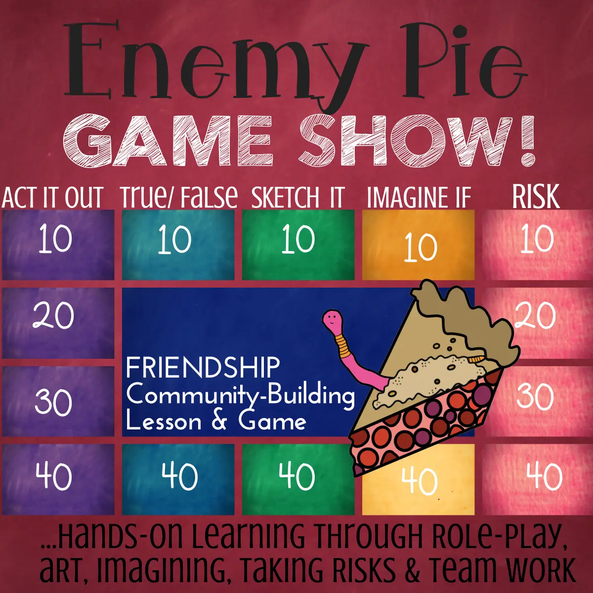 Enemy Pie Lesson: Engaging Quiz Show Activity for Students ...