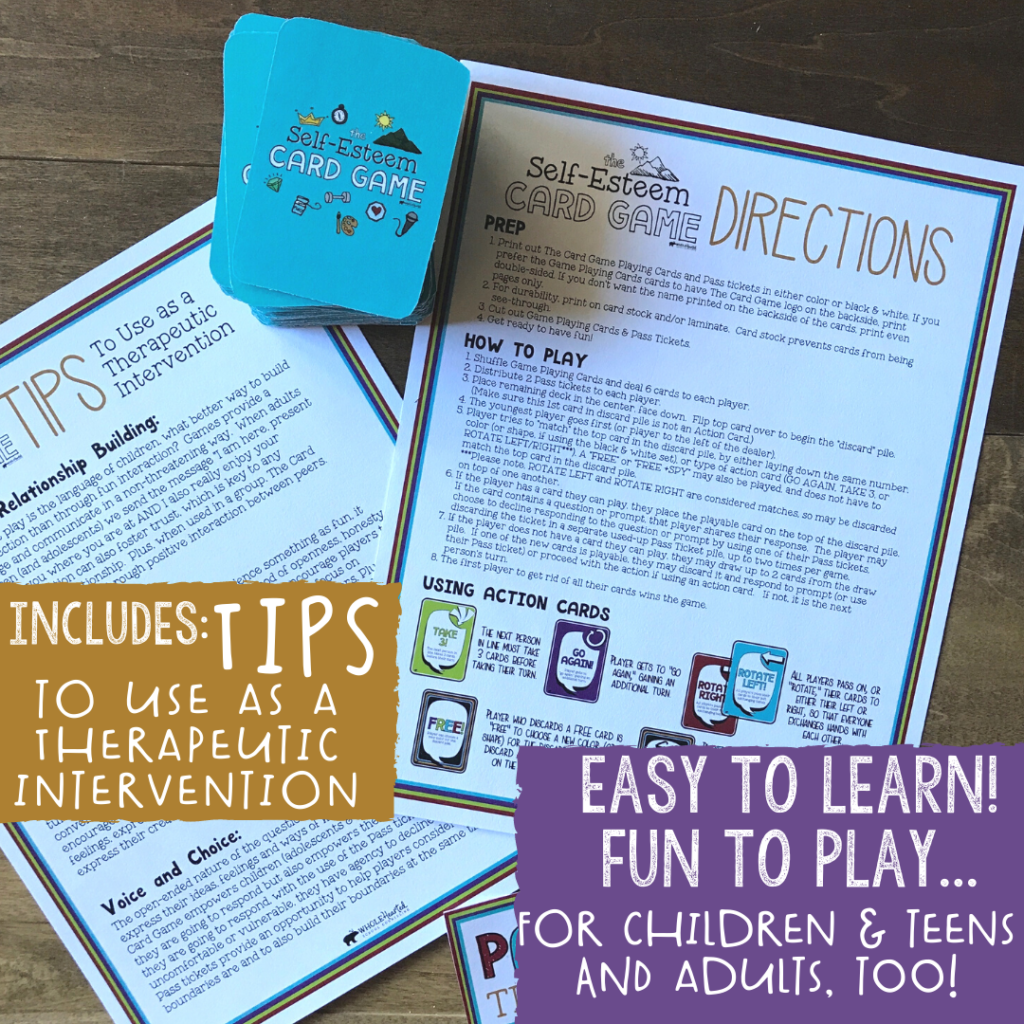 SELF-ESTEEM: Social Emotional Learning Game | SEL Individual & Group ...