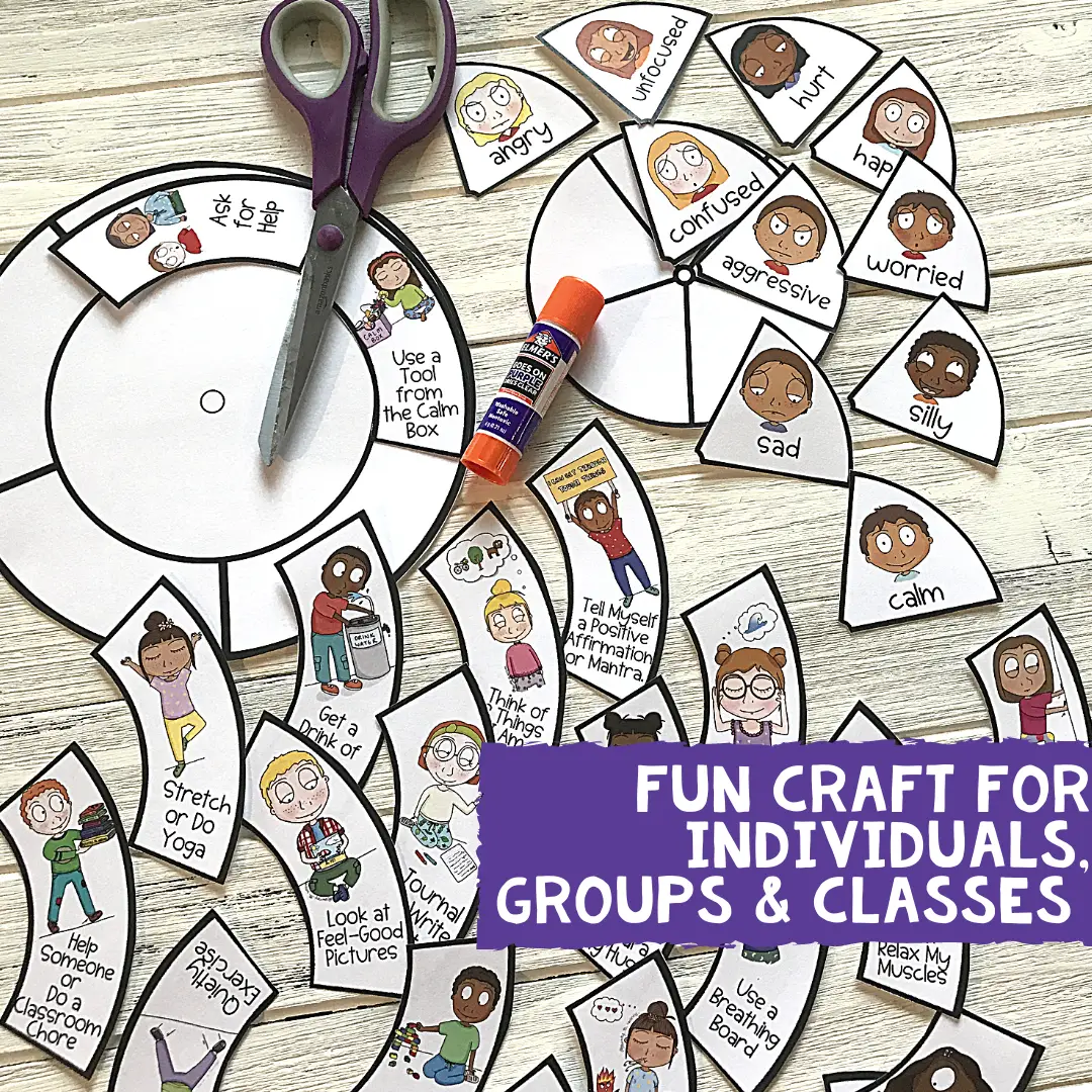 Calm Down Corner Tool for Self-Regulation