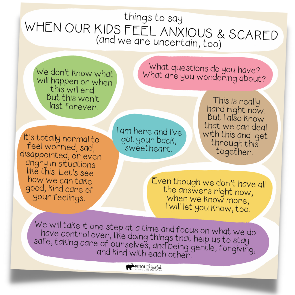 Supporting Children in Uncertain Times Free SEL Poster - WholeHearted ...