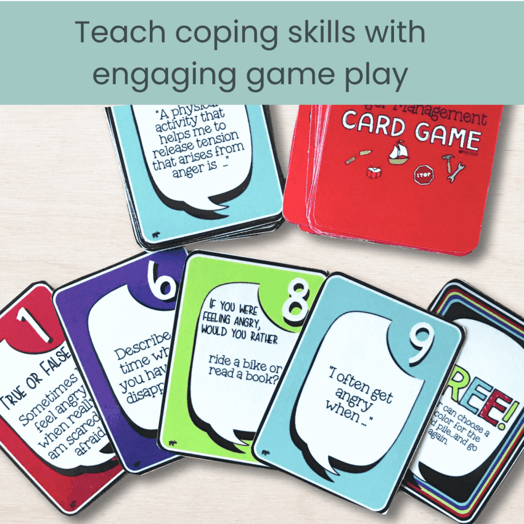 The Anger Management Card Game - WholeHearted School Counseling