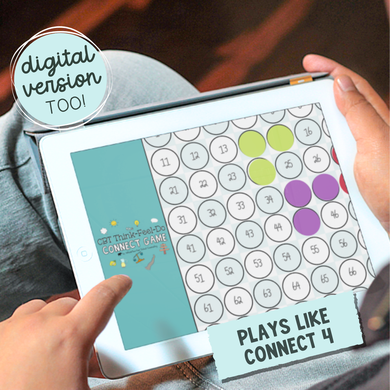 Cognitive Behavioral Therapy Think-Feel-Act Card Game for Kids ...