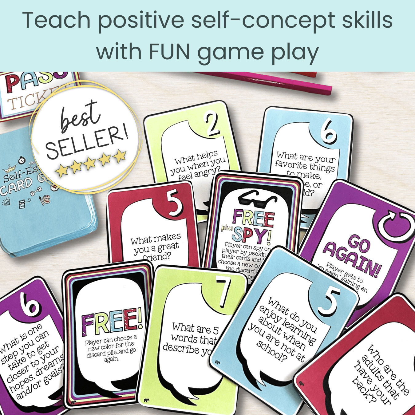 The Self-Esteem Card Game - WholeHearted School Counseling
