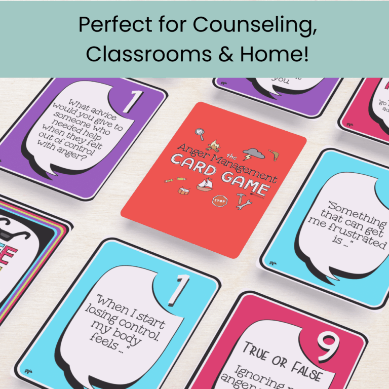 The Anger Management Card Game - WholeHearted School Counseling