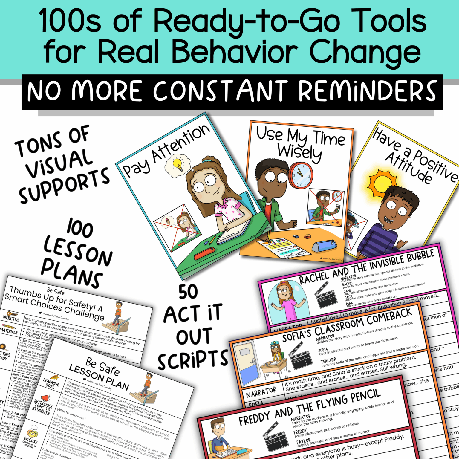 The Behavior Lesson Bundle - WholeHearted School Counseling