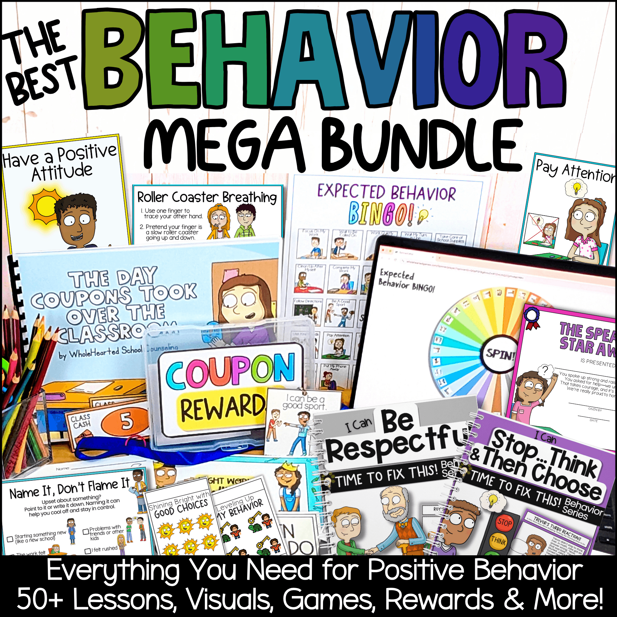Expected Behavior Posters Visual Support Kit - WholeHearted School ...