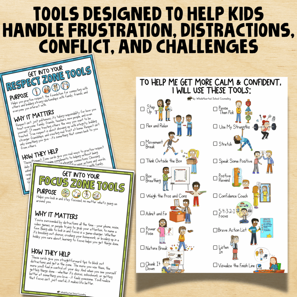 Get Into Your Zone: Tools for Kids - WholeHearted School Counseling
