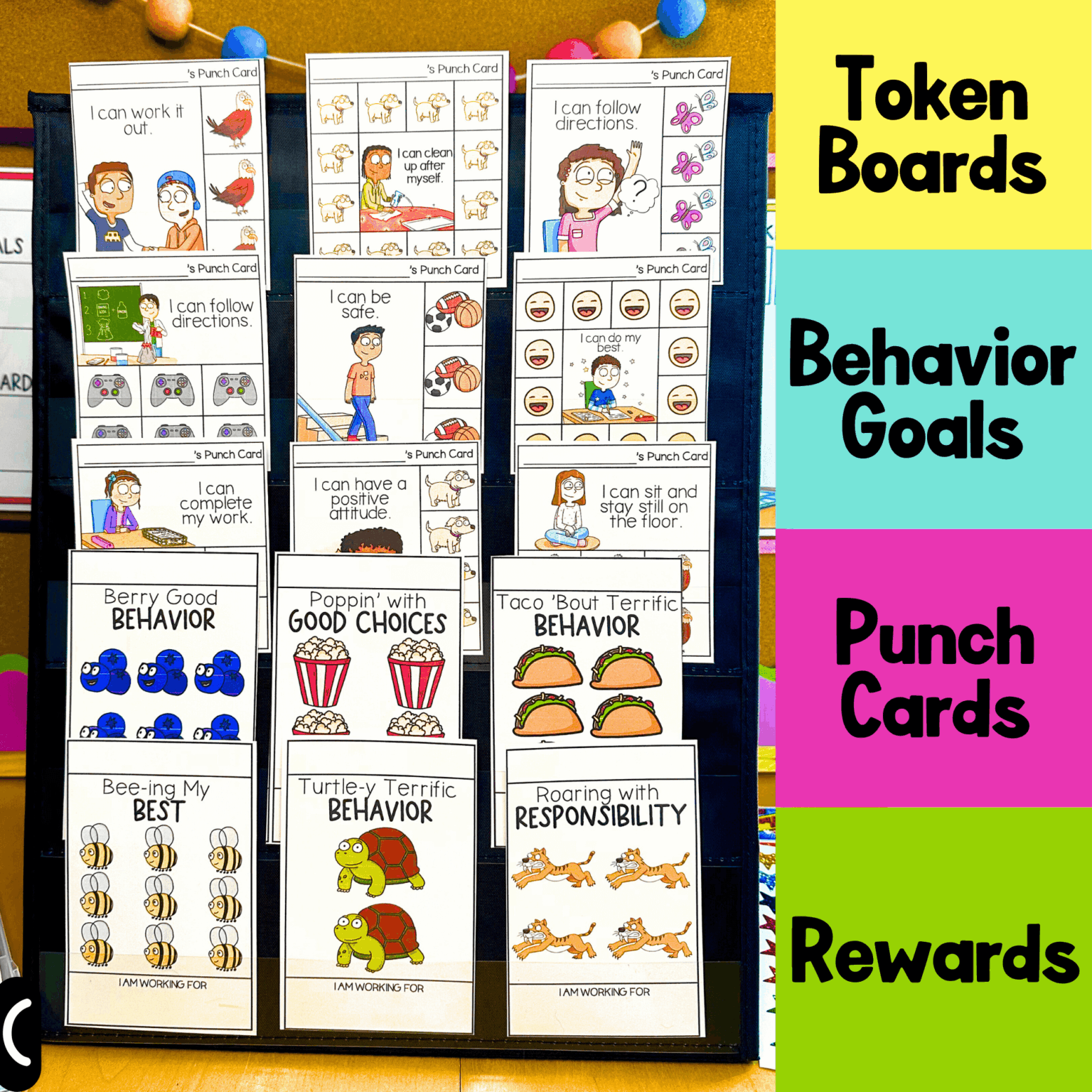 Token Boards and Punch Card Kit - WholeHearted School Counseling